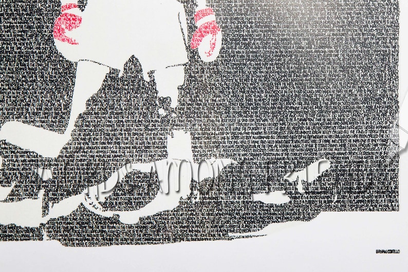 Muhammad Ali Word Art Print - Etsy