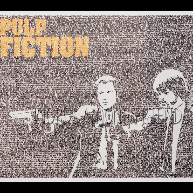 Pulp Fiction Art Print - Etsy