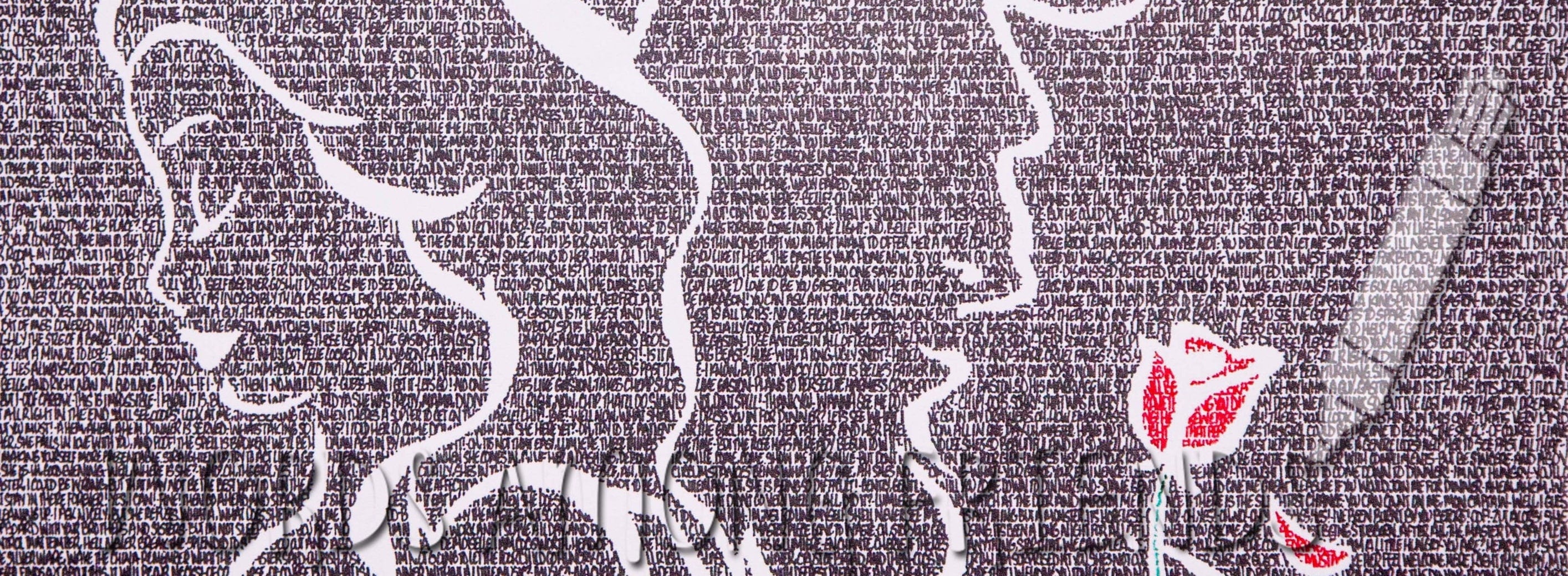 Beauty and the Beast Word Art Print - Etsy