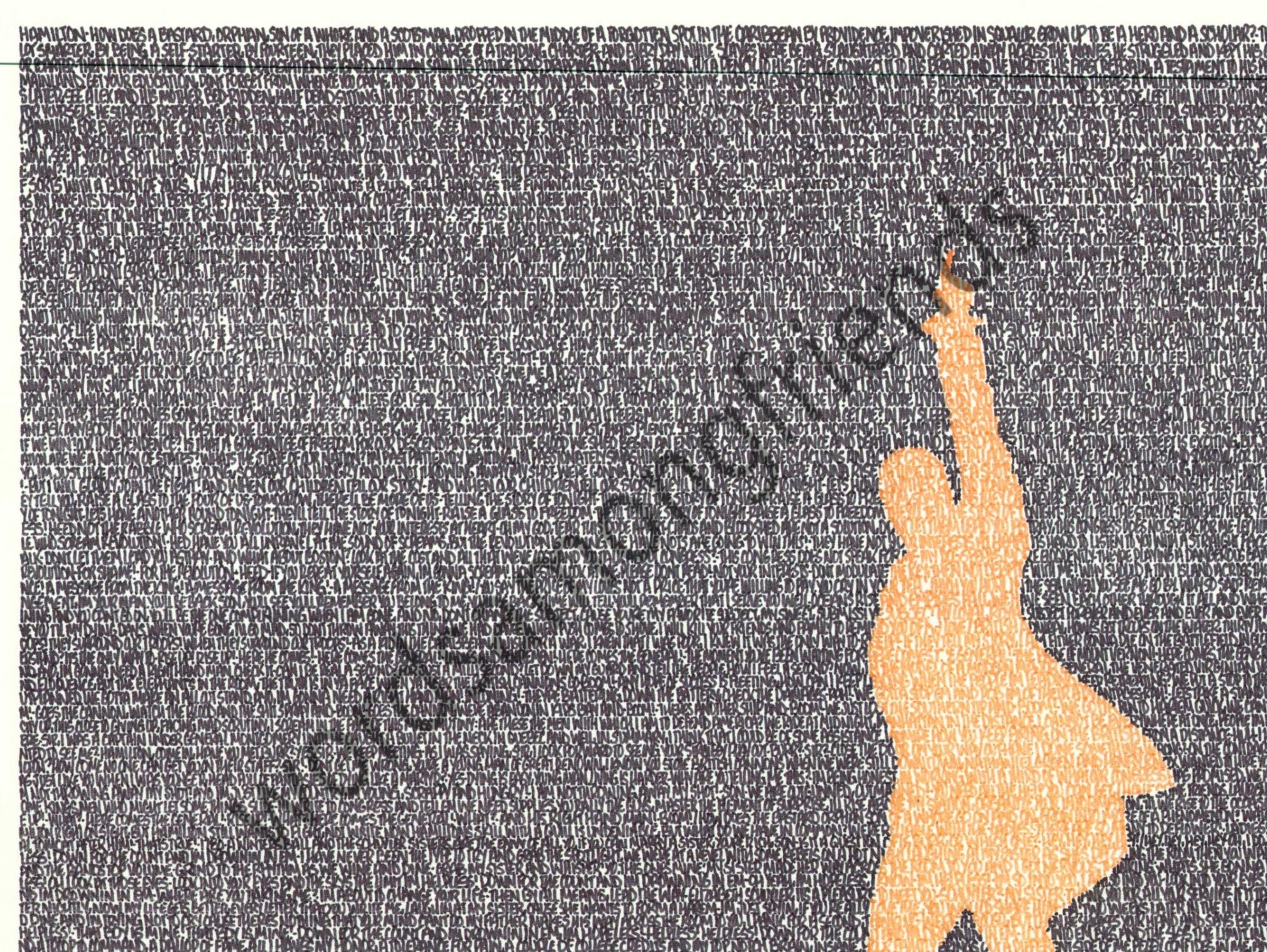 Hamilton Word Art Print - Etsy