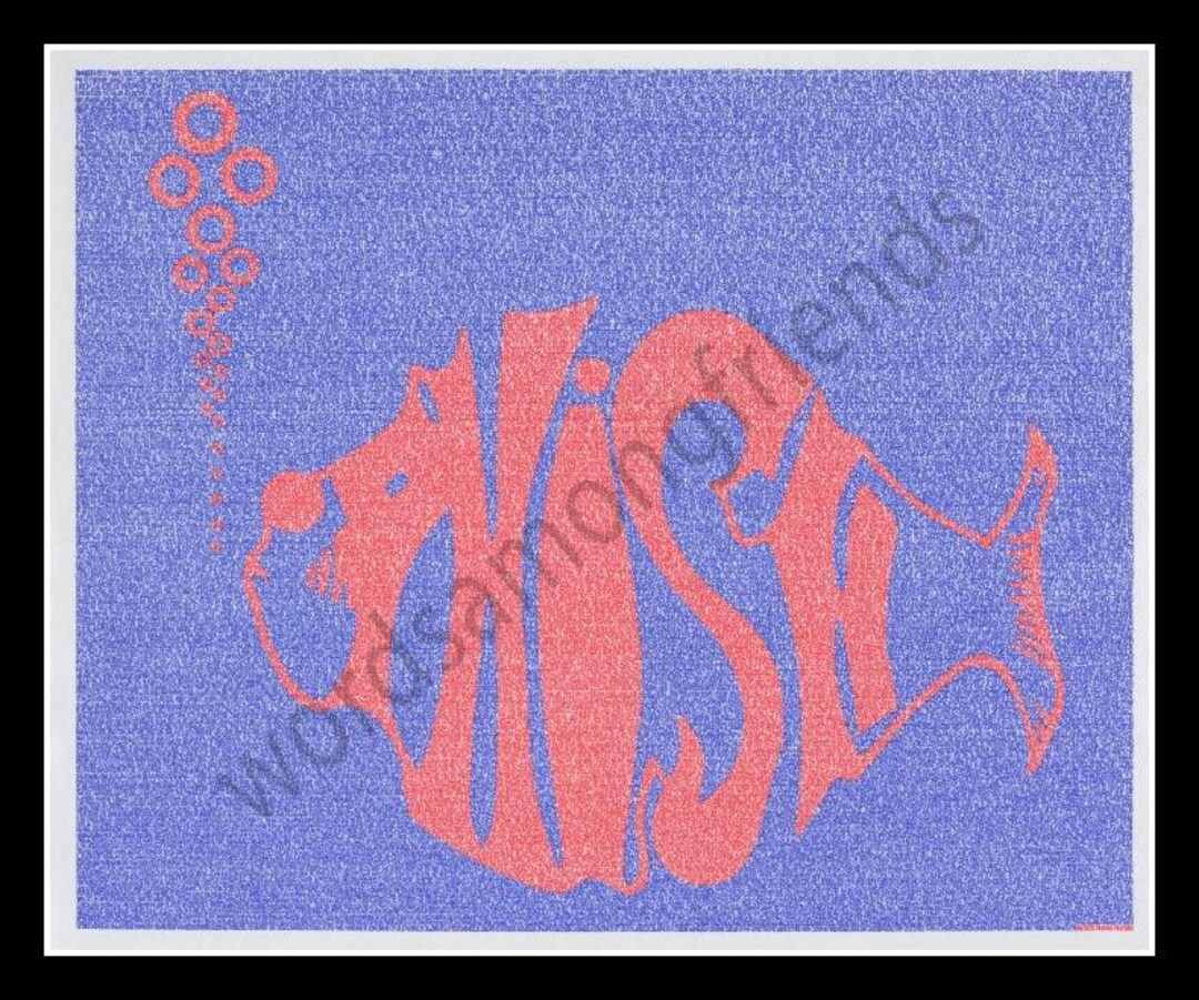Phish Word Art Print - Etsy