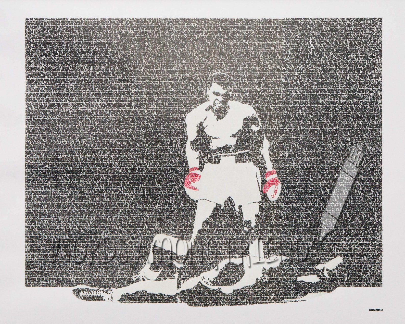 Muhammad Ali word art print | Etsy