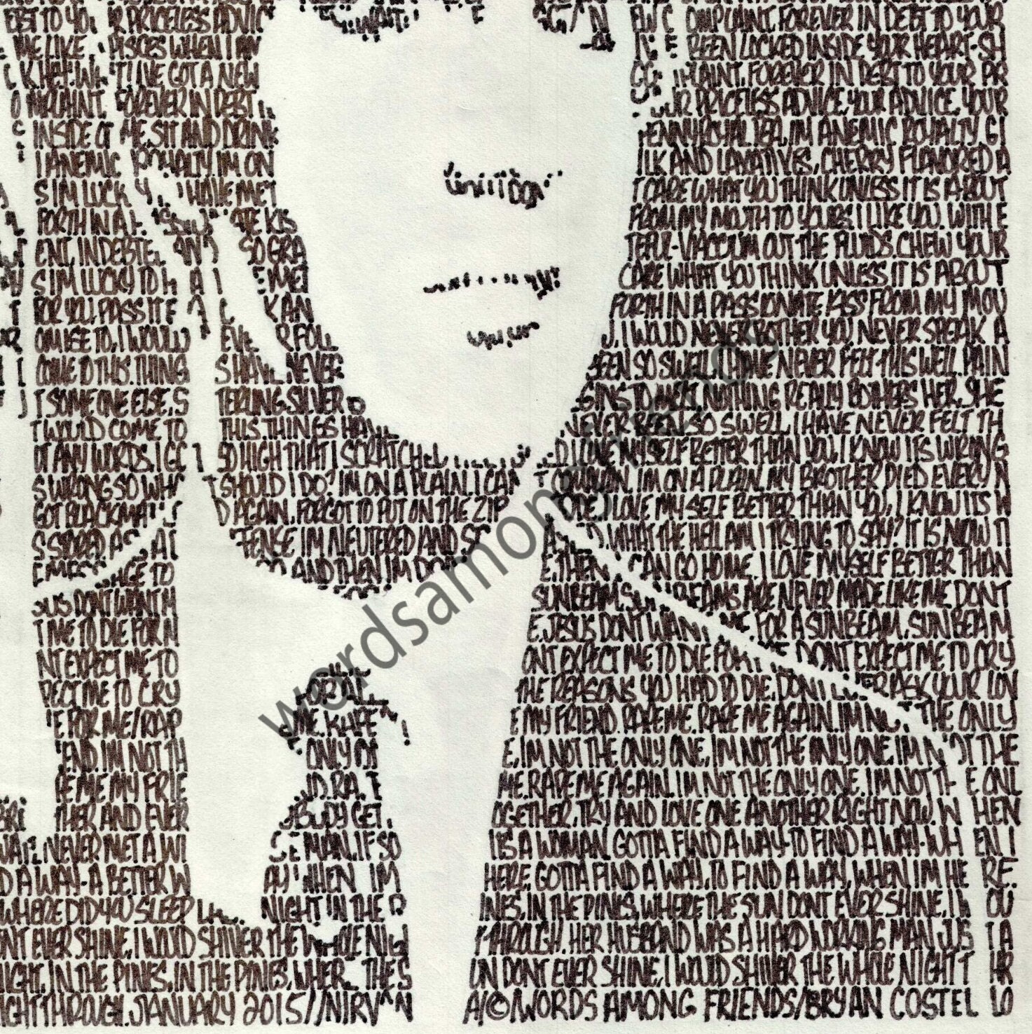 Nirvana Word Art Print - Etsy