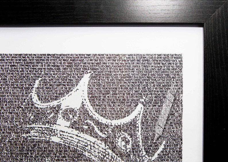 The Notorious B.I.G. word art print | Etsy