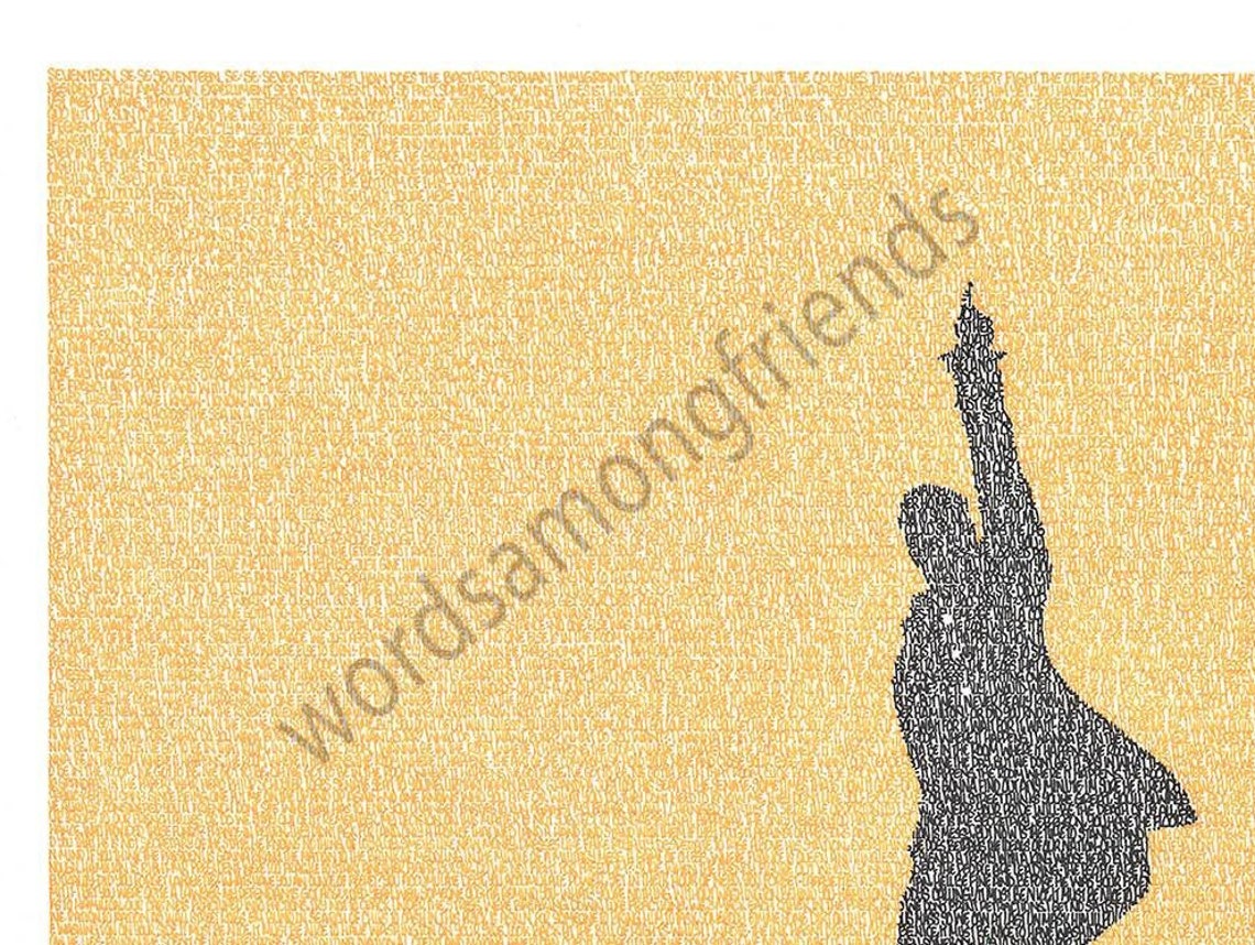 Hamilton Act II Word Art Print - Etsy