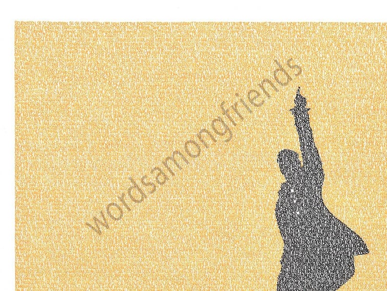 Hamilton Act II Word Art Print - Etsy