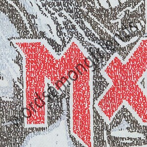 Iron Maiden Word Art Print - Etsy