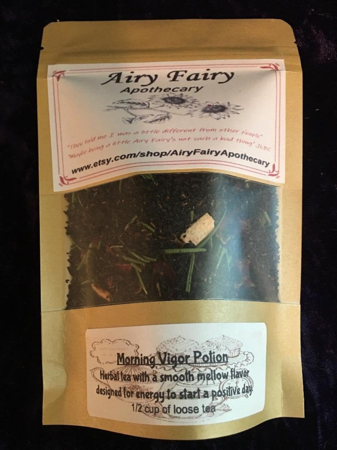 Morning Vigor Potion (tea), Herbal Tea, Black Tea, Caffeinated Tea - Etsy