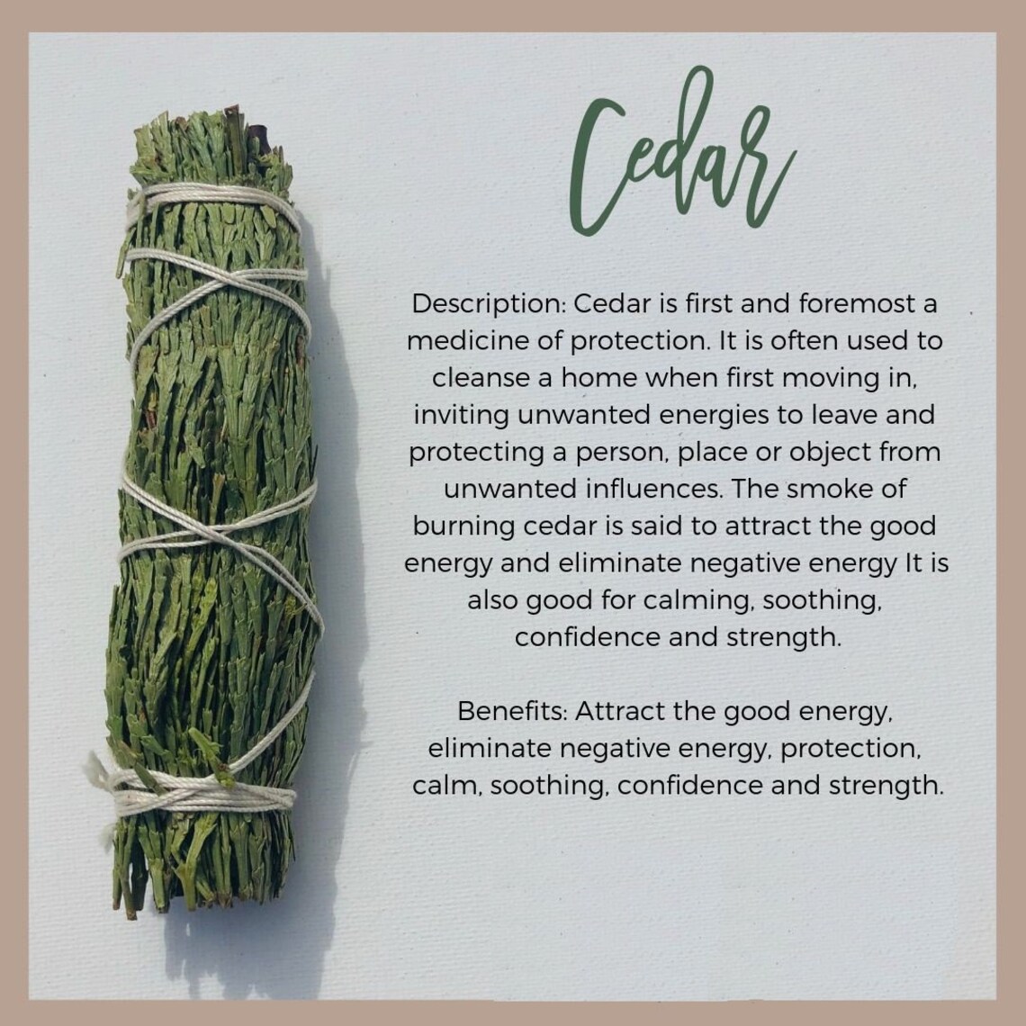 Cedar Smudge Cedar Wood Smoke Cleansing Smudging | Etsy