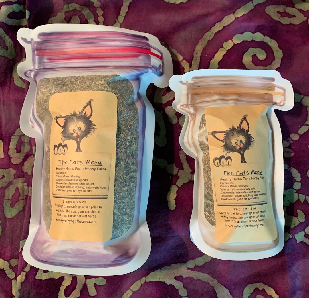 The Cats Meow, Catnip, Cat Hebs - Etsy