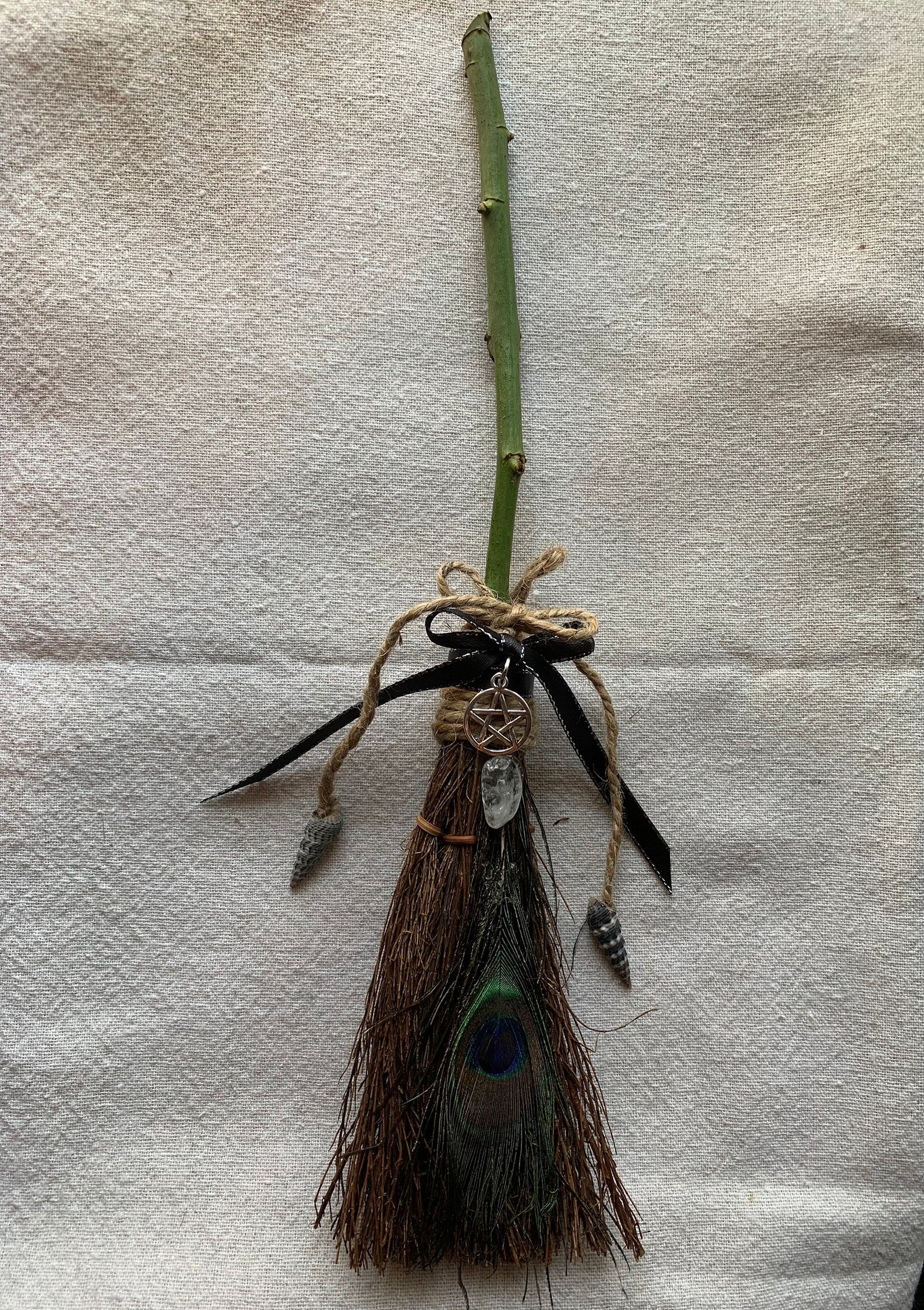 Mini Broom Protection Besom 5 Element Besom Mini Cinnamon - Etsy