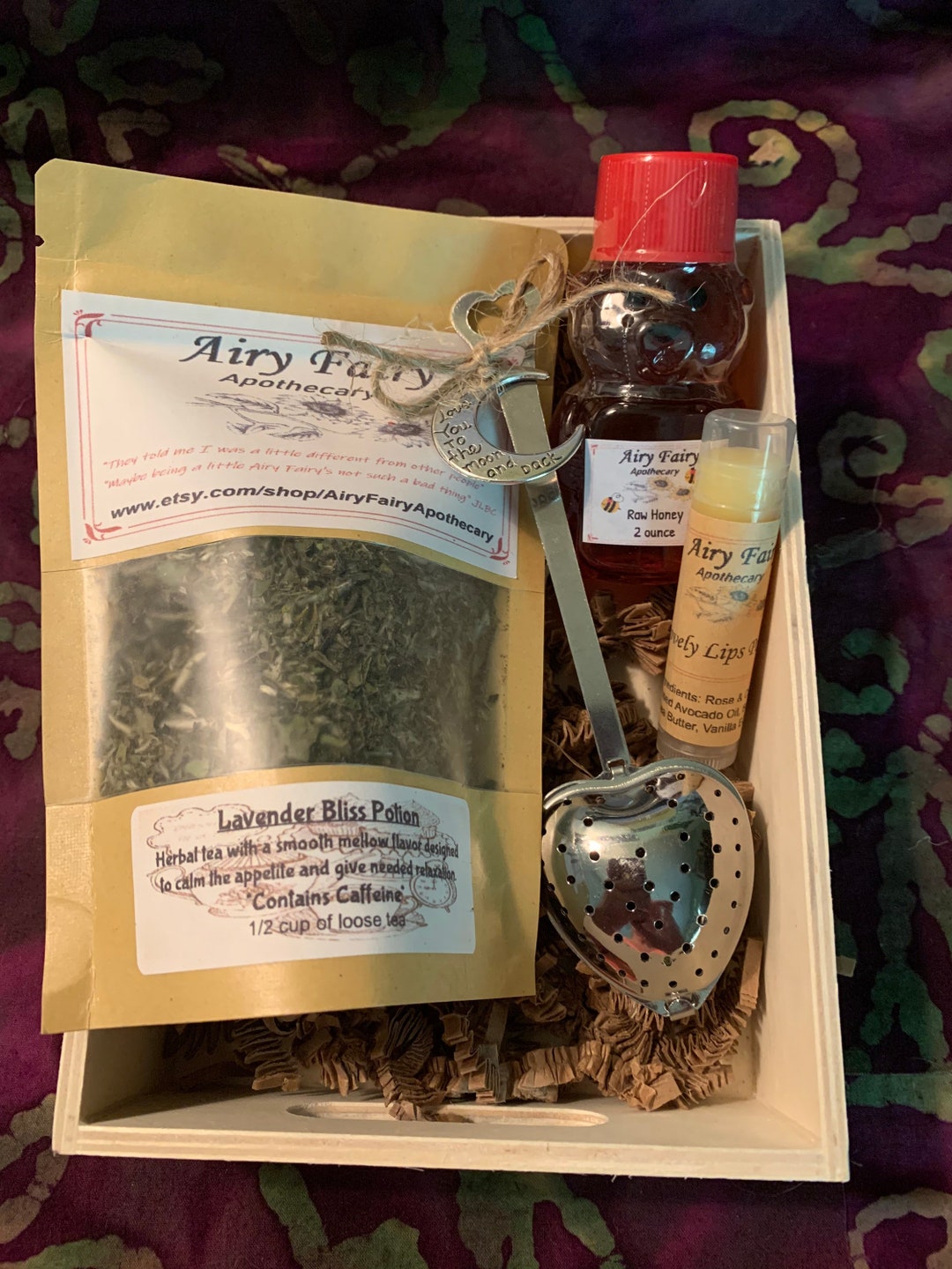 Tea Lovers Gift Set, Sending Love, Friendship Gift, Tea Set, Birthday ...