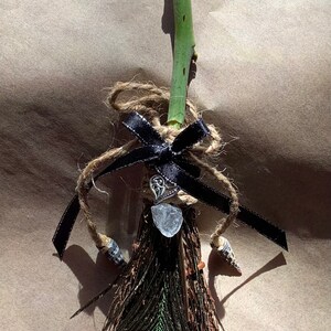 Mini Broom, Protection Besom, 5 Element Besom, Mini Cinnamon Twig Broom ...