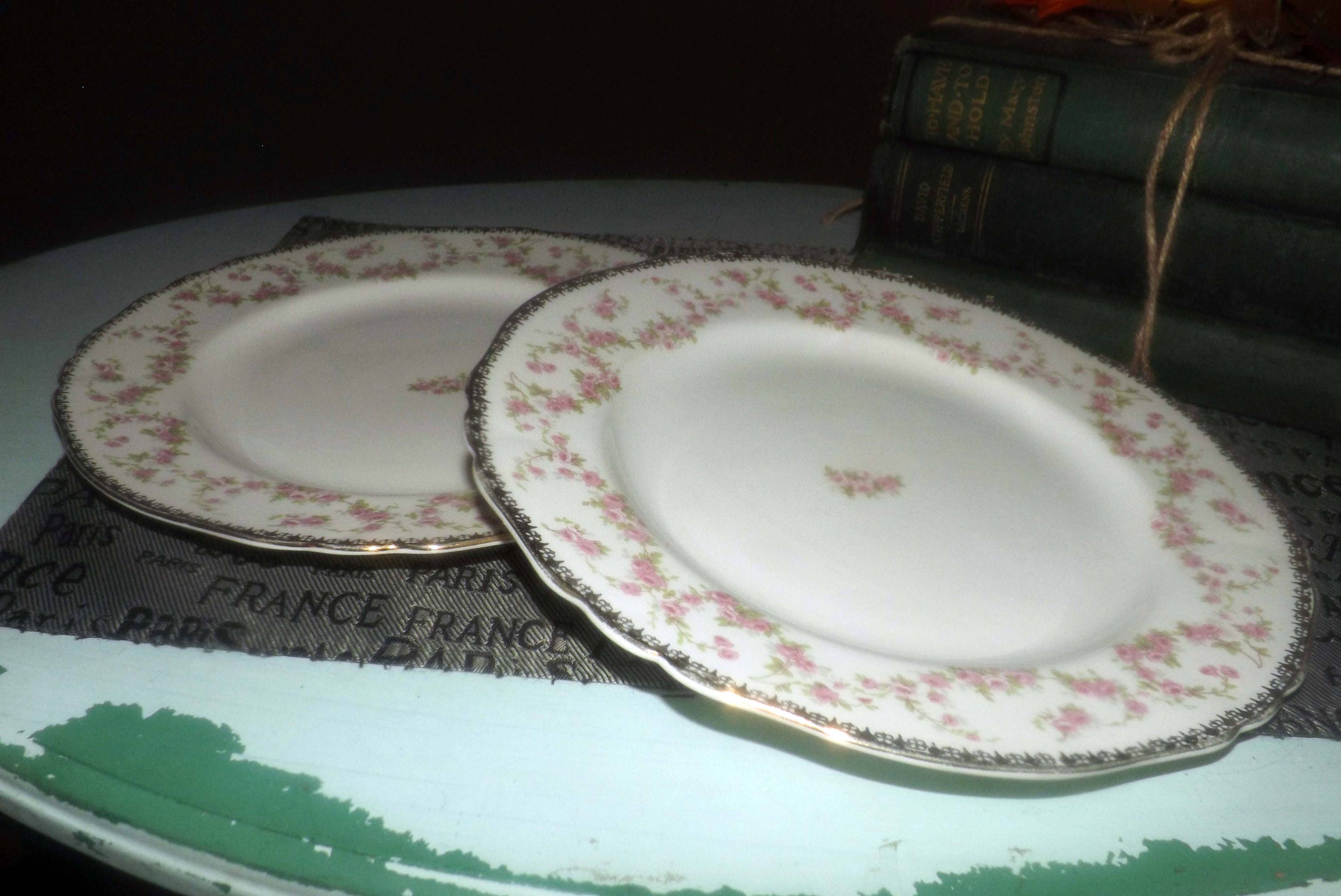 Quite vintage (1930s) Alfred Meakin Harmony Rose hand-decorated ...