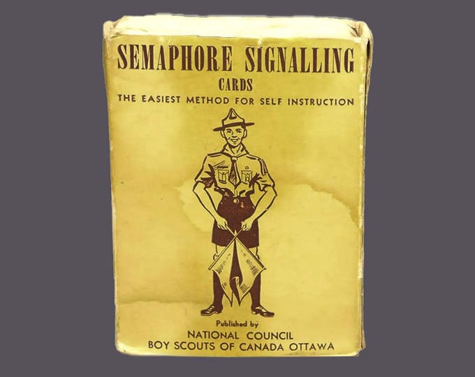 Antique National Boy Scouts of Canada Semaphore Signaling Practice ...