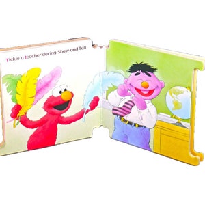 Sesame Street Letter T: Elmo's Ticklish T Interlocking Book. Abcs ...