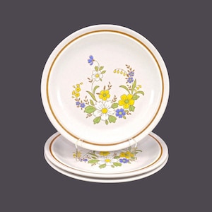 Three Nikko Mayflowers Stoneware Dinner Plates. Color Stone Stoneware ...