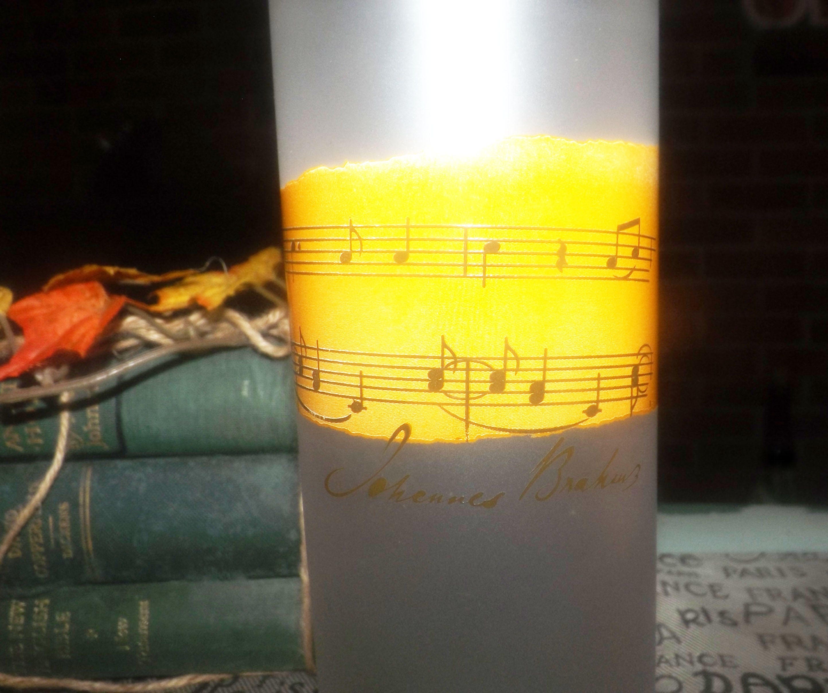 Vintage (1980s) Dartington Glass France Music Composer Johannes Brahms ...