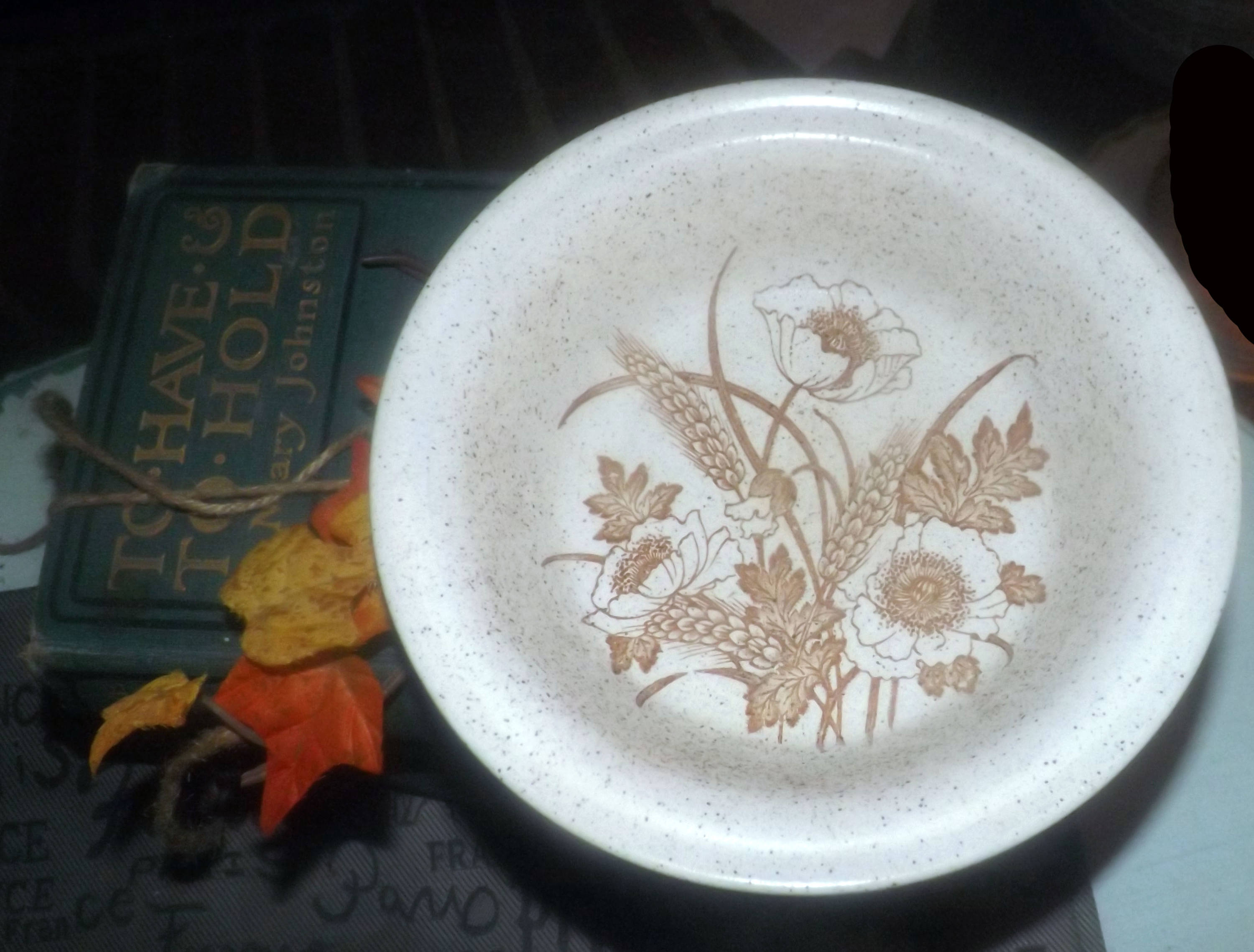 Vintage (1980s) Barratts | Doverstone stoneware cereal bowl. Brown ...