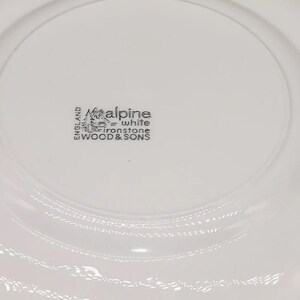 Vintage Canadian Centennial Plate: 1967 Wood & Sons Alpine White ...