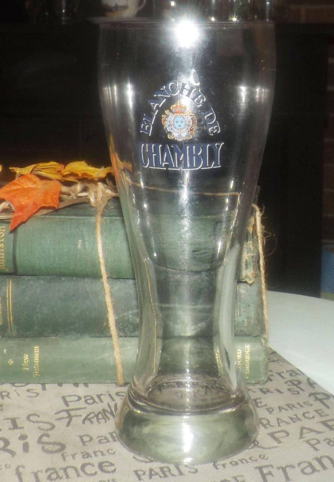 Vintage Blanche de Chambly | Unibroue Quebec Canada beer pint glass ...