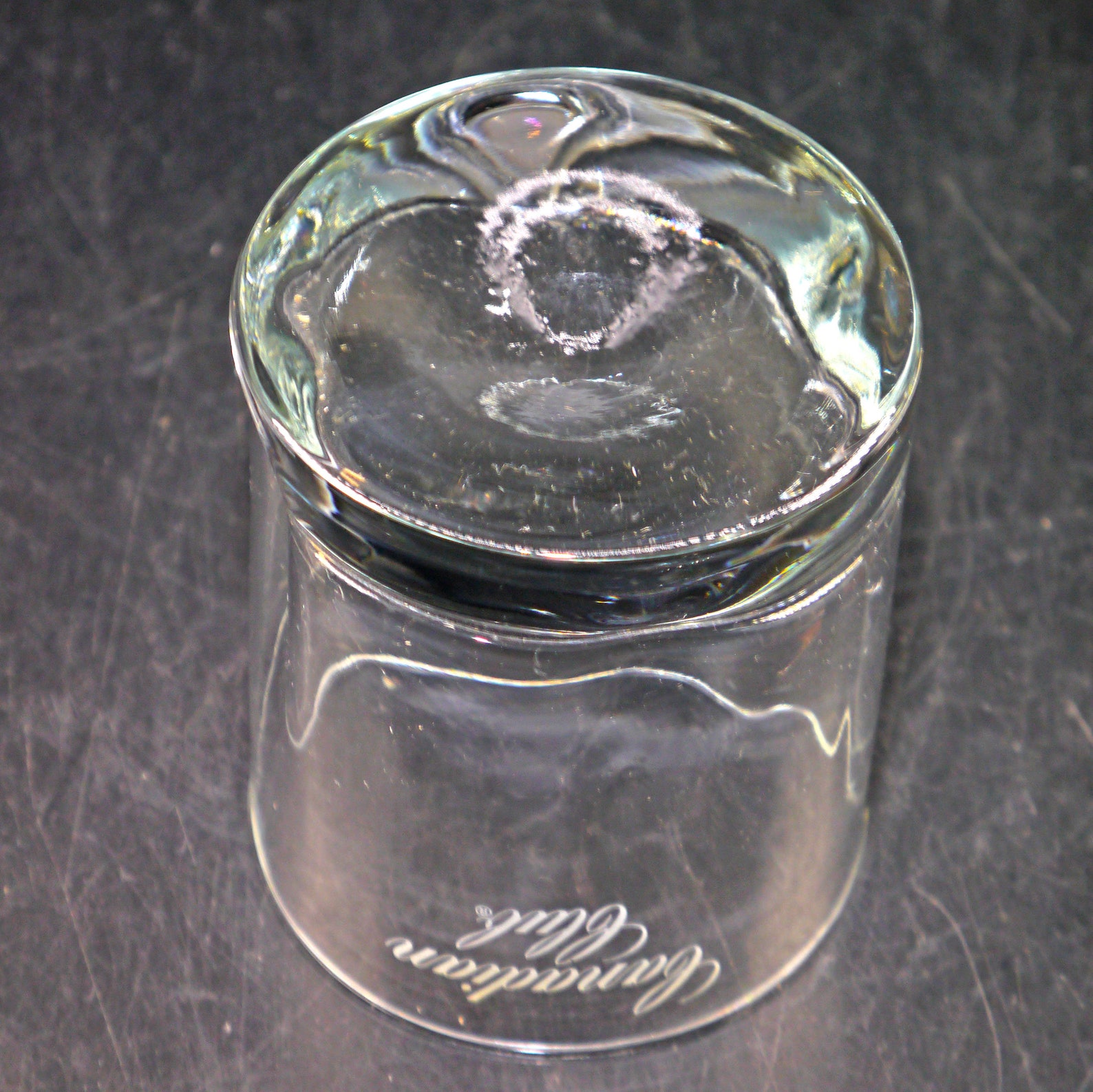 Canadian Club Whisky on the Rocks Glass. Etched-glass Branding. - Etsy ...