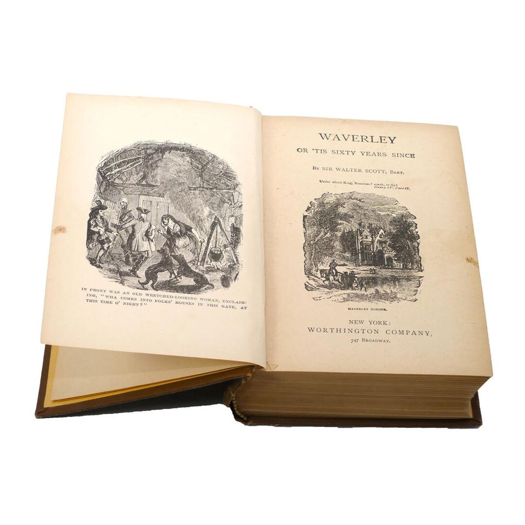 Antiquarian Book Woodstock (aka the Cavalier) Sir Walter Scott ...