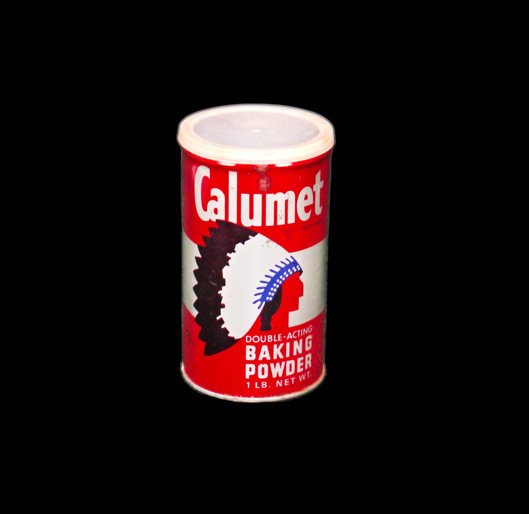 Calumet Double-acting Baking Powder Recipe Tin Made in USA. - Etsy Canada