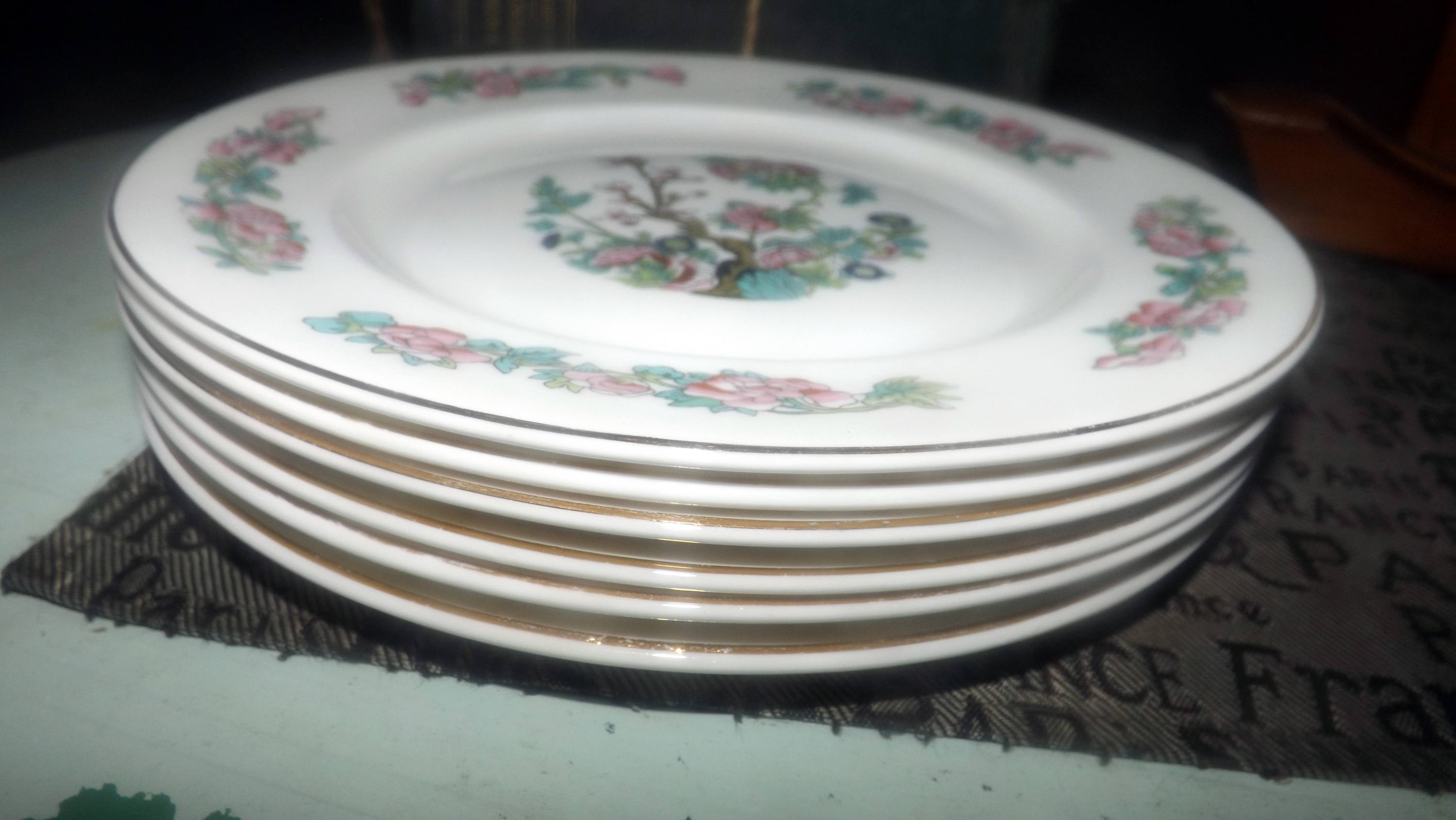 Vintage (1970s) Mayfair China MYF7 Indian Tree salad or side plate ...