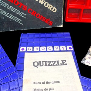 Quizzle Crossword Puzzle Board Game. Copp Clark Games. Made - Etsy