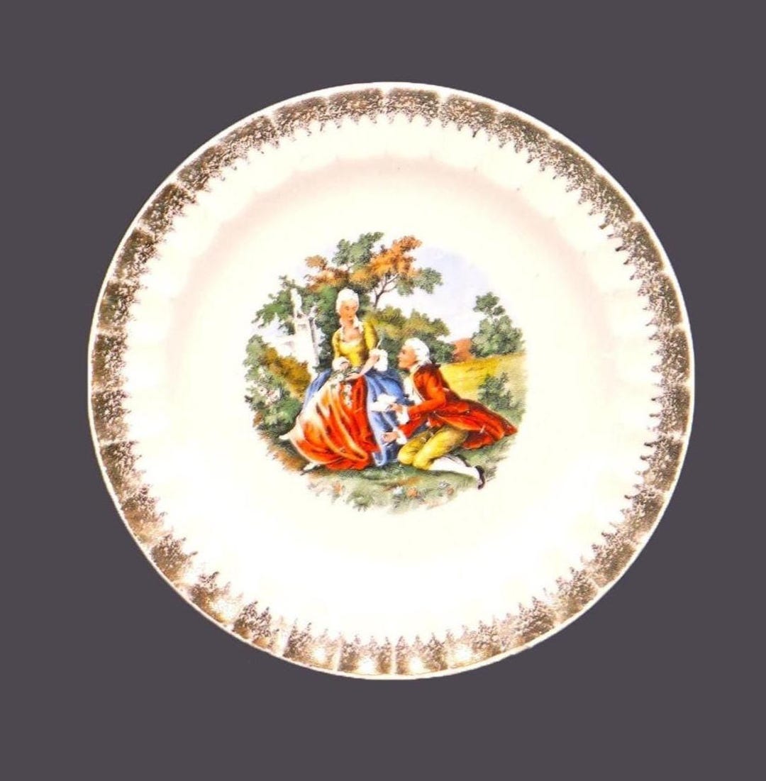 Vintage Cronin China George & Martha Washington Bread Plate. - Etsy