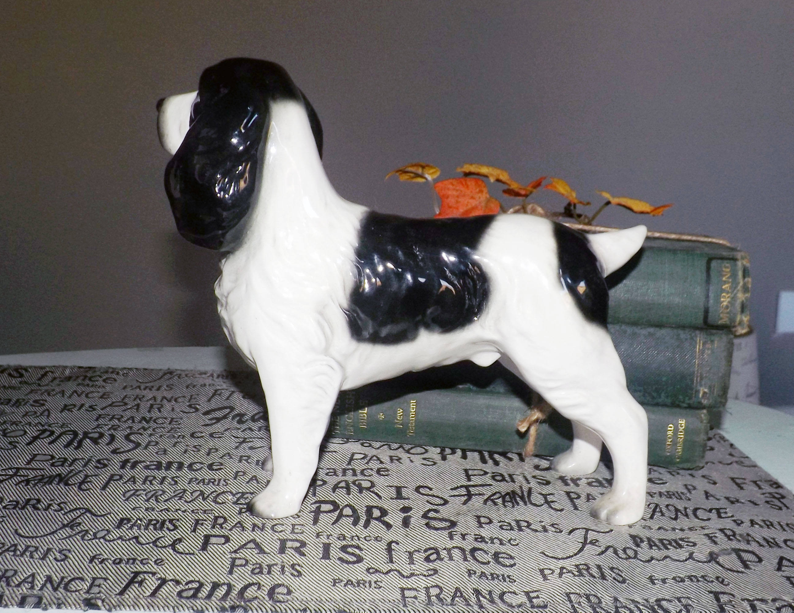 Mid-century Beswick cocker spaniel ceramic dog figurine made in England ...