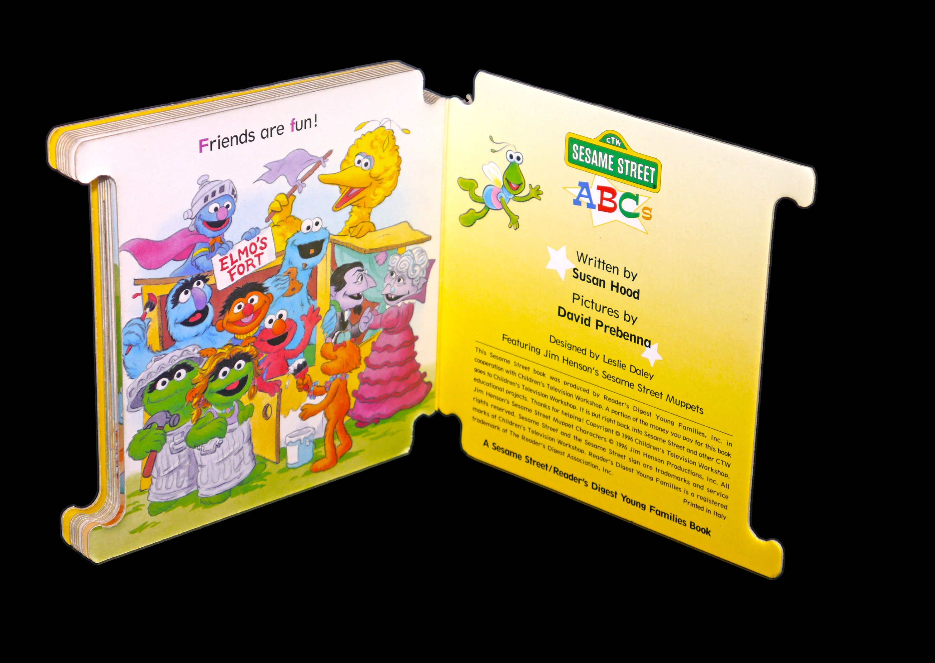 Sesame Street Letter F: Elmo's Friends. Abcs Muppets - Etsy Canada