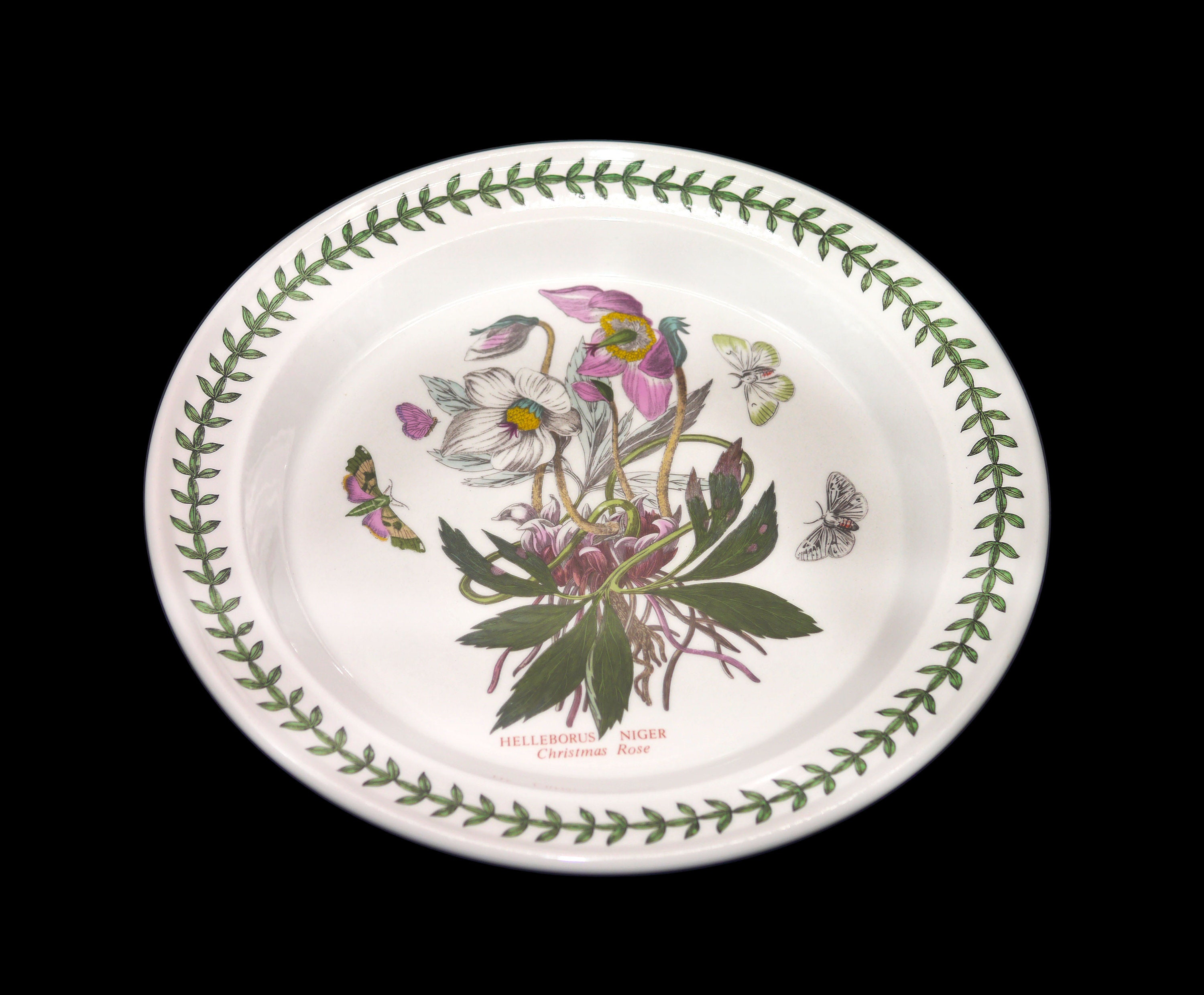 Three Portmeirion Botanic Garden plates made in England. Two large ...