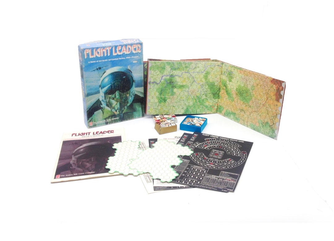 Flight Leader Military Board Game. Published by Avalon Hill 1986 ...