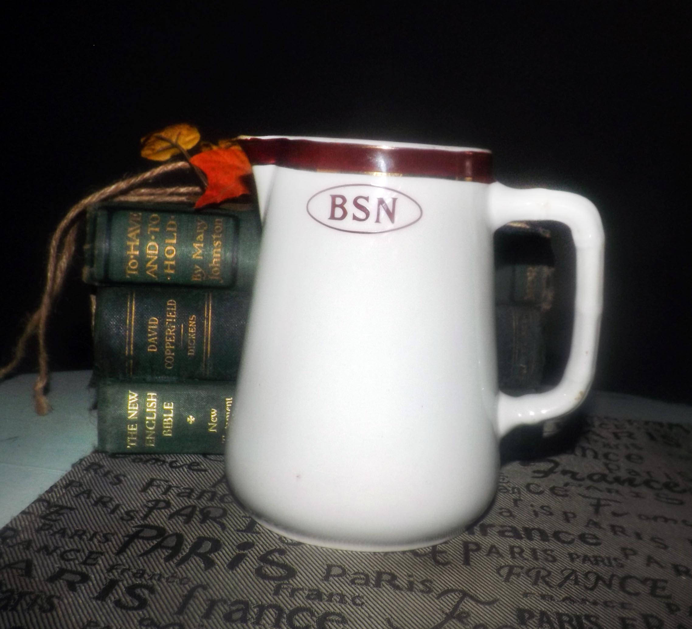 Antique (1910s) Sampson Bridgwood | Anchor Pottery England large ...