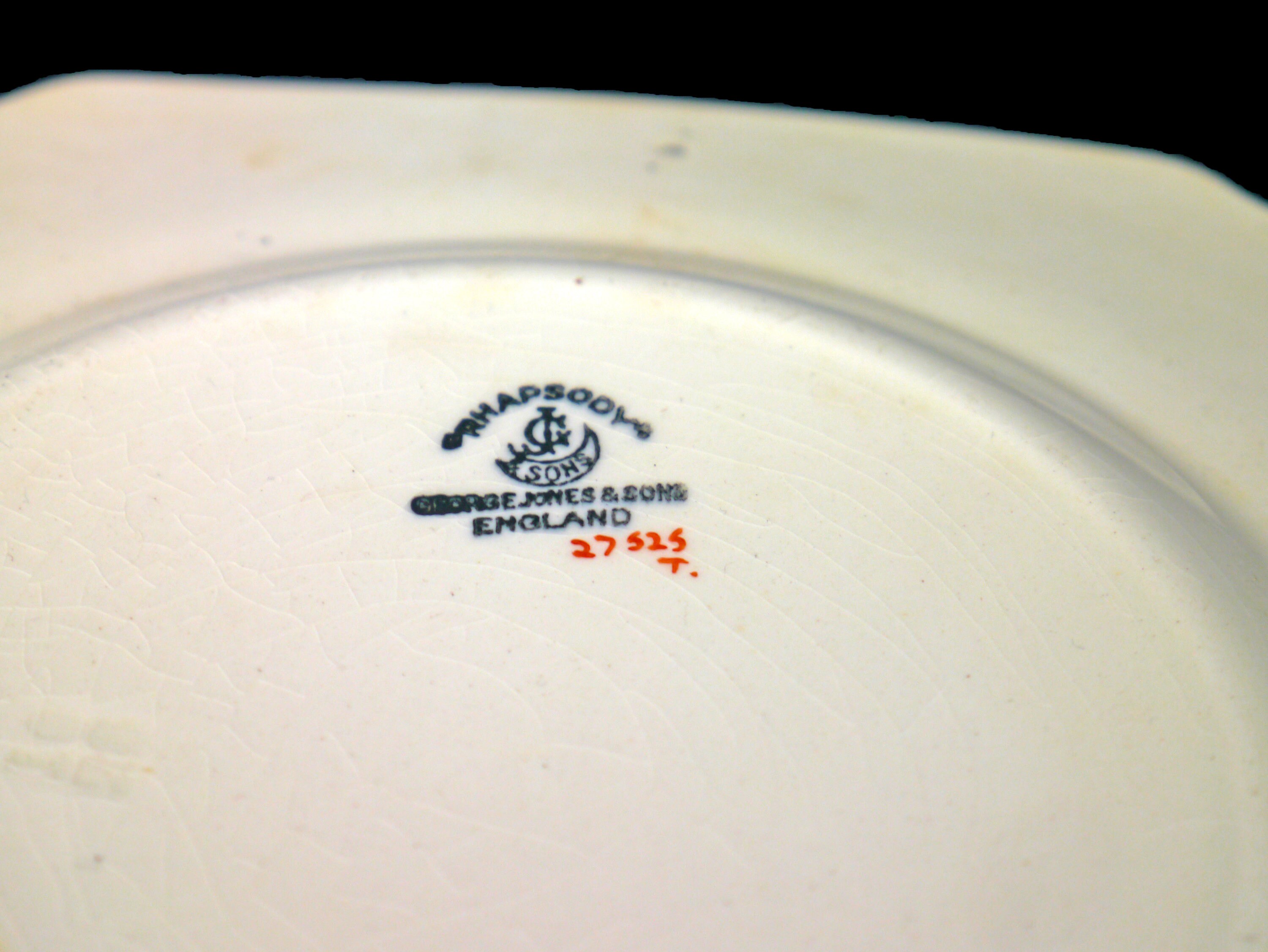 Antique art-nouveau period George Jones | Crescent Pottery Rhapsody ...