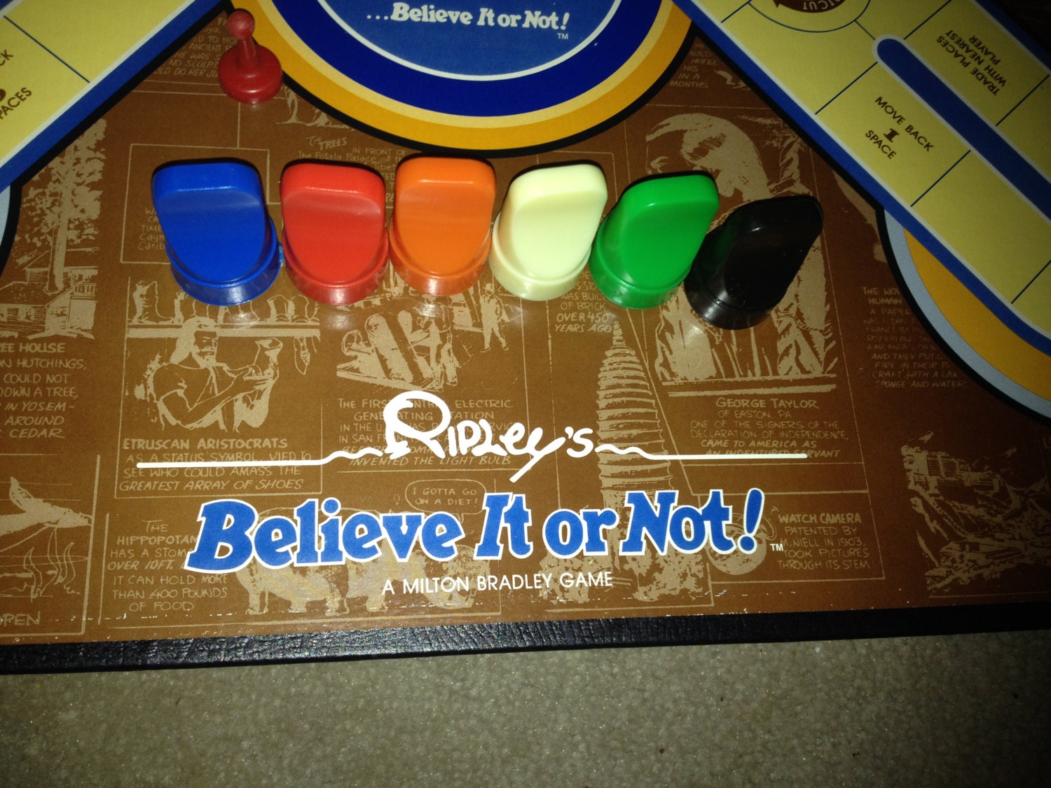 Vintage (1980s) Ripley's Believe It or Not board game published by ...