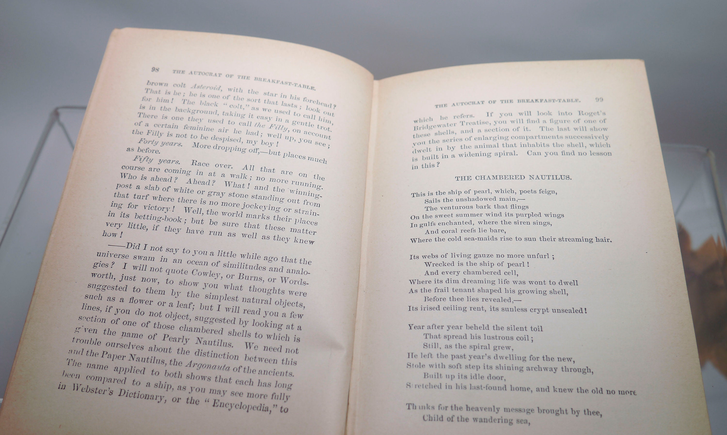 Antique Victorian-era (1890s) first-edition book The Autocrat of the ...