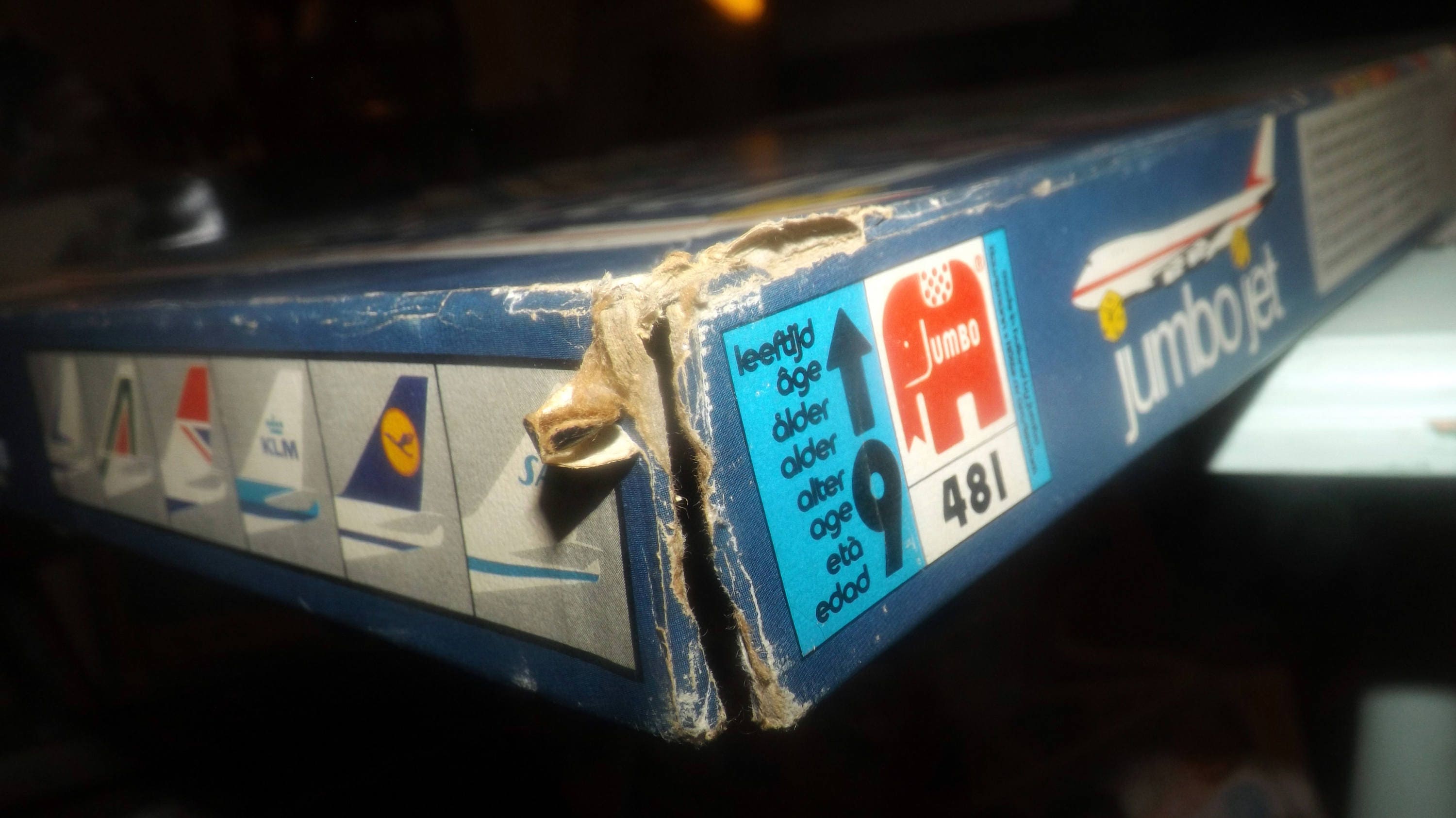 Vintage (c.1975) and RARE! Jumbo Jet board game made in Holland by ...