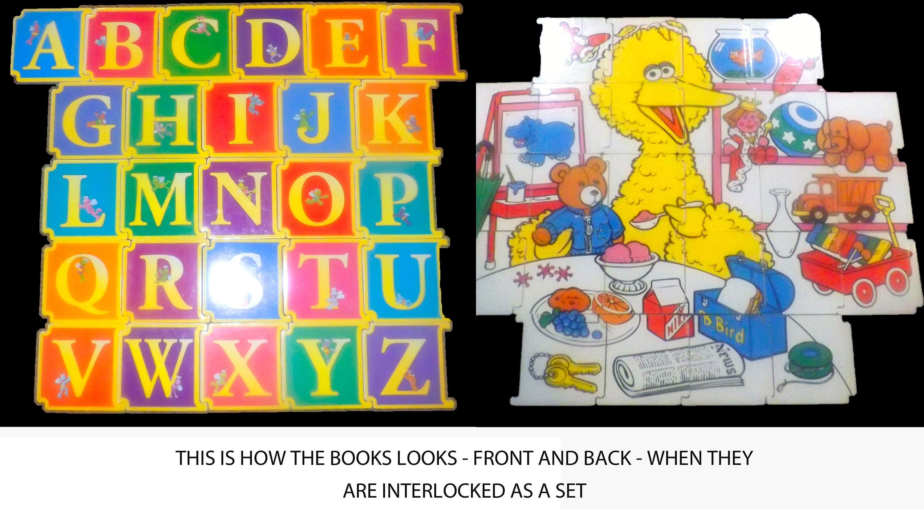 Vintage (1996) CTW Sesame Street Letter H with The Amazing Mumford hard ...