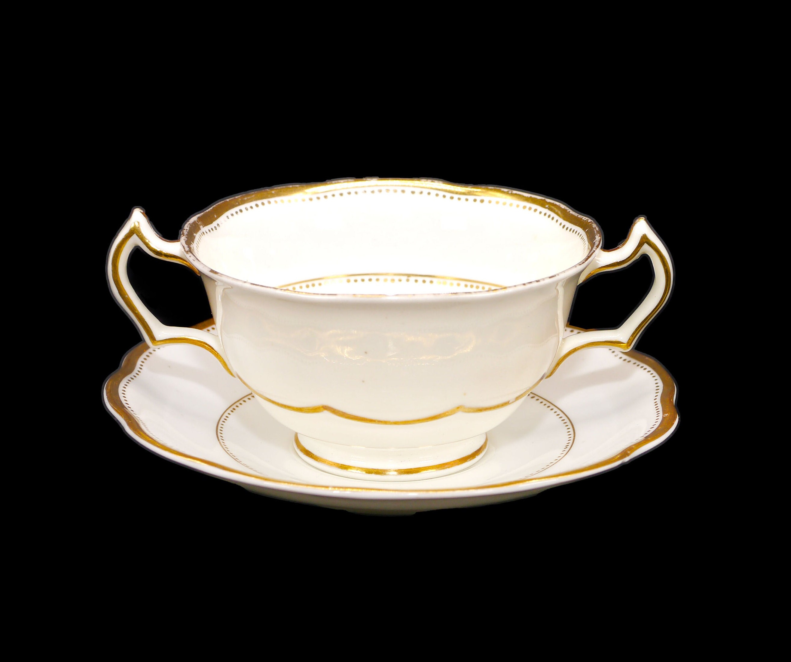 Antique Victorian Era George Jones & Sons Crescent Pottery - Etsy