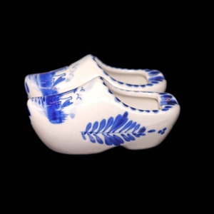 Pair of Delft Blauw Delftware Hand-painted Dutch Clogs - Etsy Canada