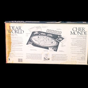 Dear World Board Game Published Playtoy. Complete. - Etsy Canada