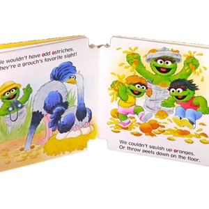 Vintage Sesame Street Letter O Book: Interlocking Abcs Muppets Series ...