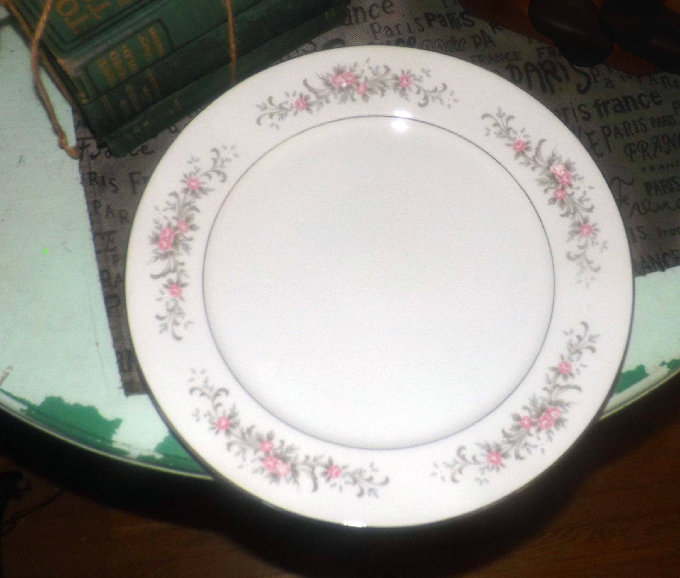 Vintage (1970s) Premiere Fine China Japan Rose Garden pattern 3740 chop ...