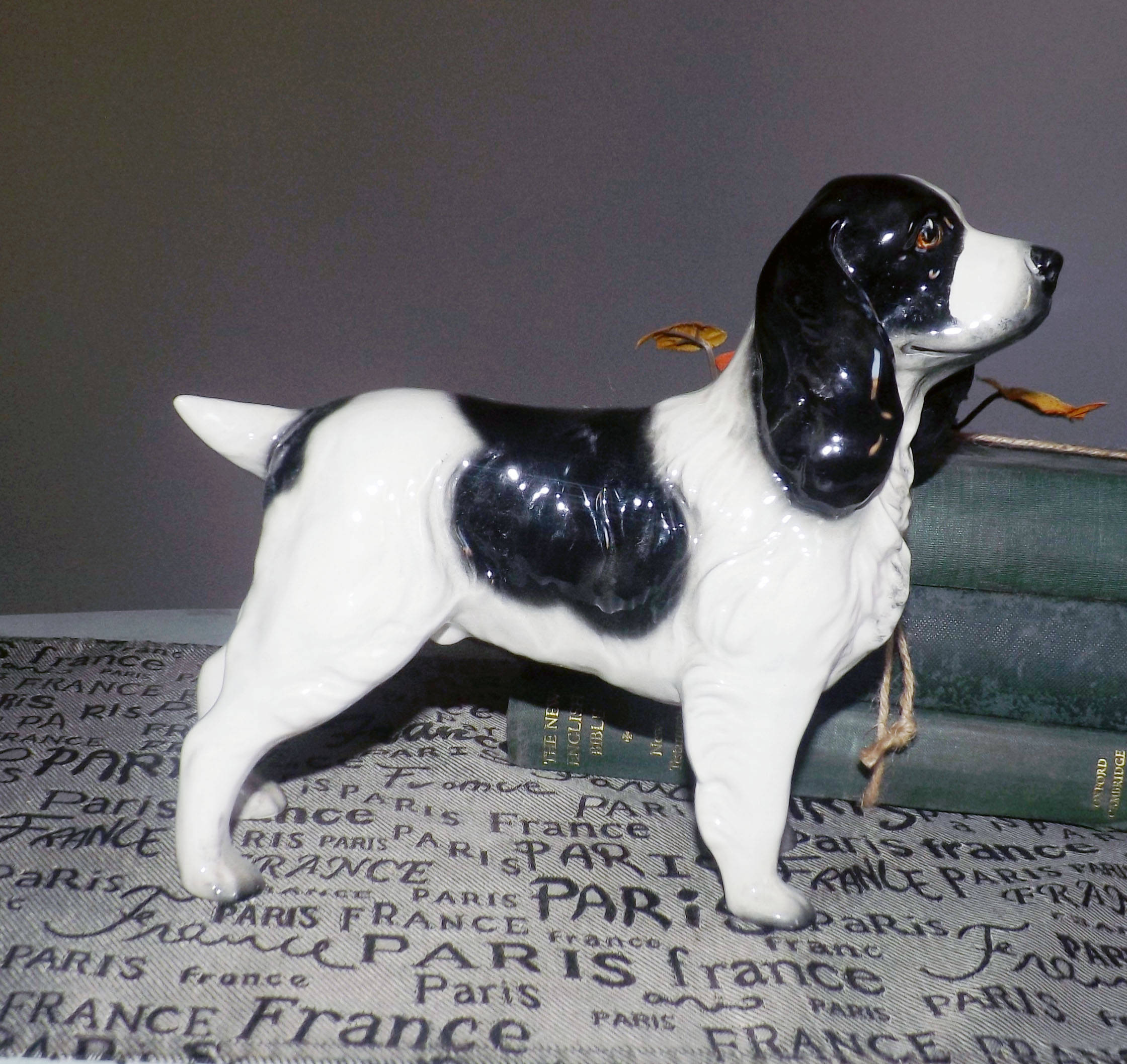 Mid-century Beswick cocker spaniel ceramic dog figurine made in England ...