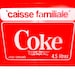 Coca-cola Family-pack Money-back Bottle 4.5L Carrier. Holds Six Bottles ...