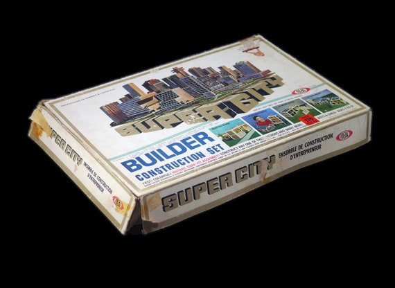 Ideal Toys Super City Builder Construction Set With Original - Etsy