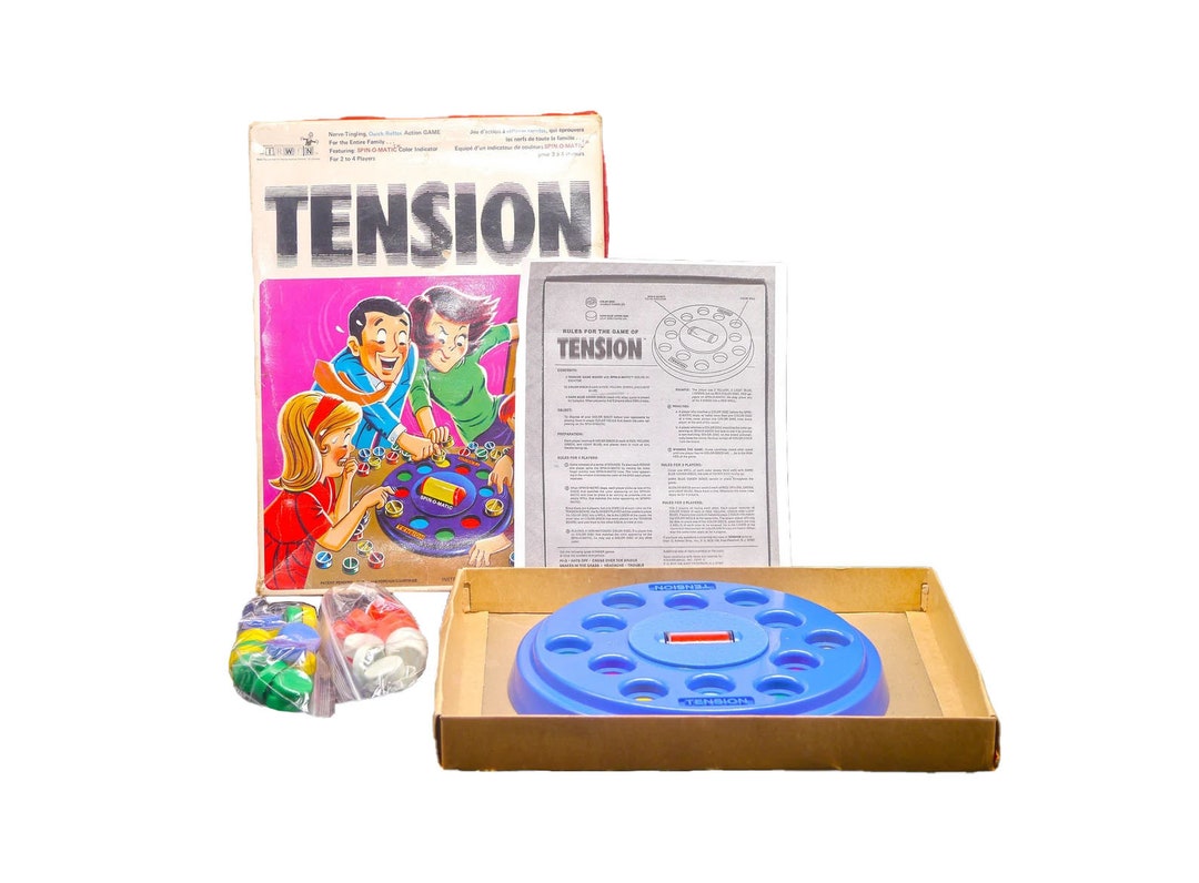 Tension Board Game Published Kohner Irwin Toys. Bilingual Canadian ...